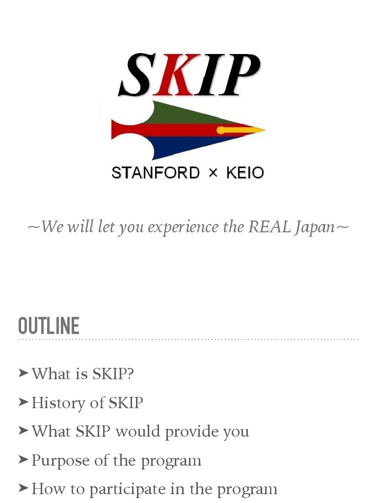 SKIP Introduction | PDF