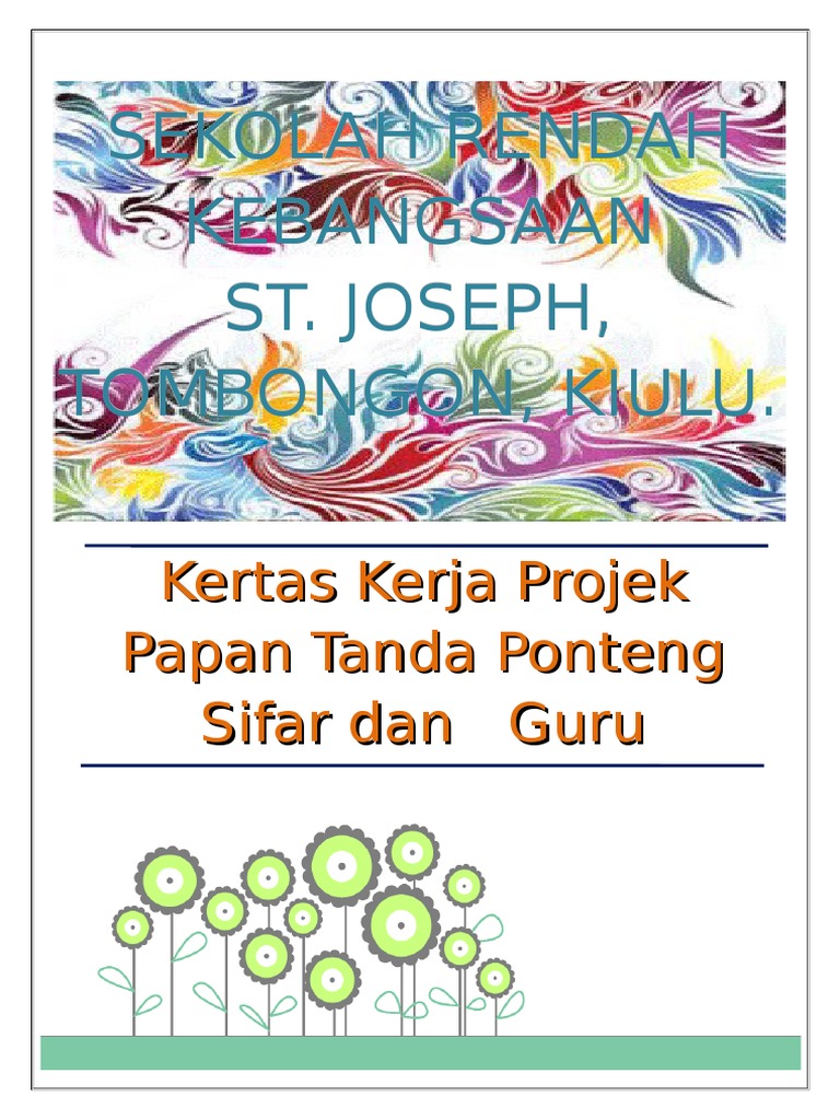 Kertas-Kerja-Papan-Tanda-Projek-Papan Tanda Ponteng Sifar Dan Guru ...
