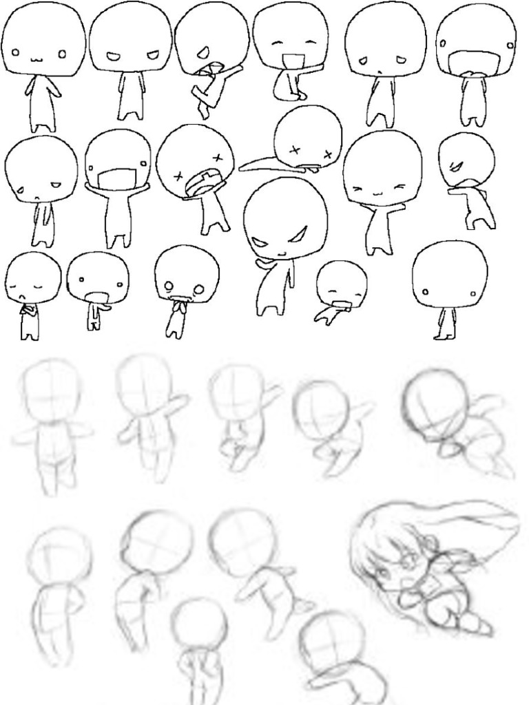 Patrones para Dibujar Chibis | PDF