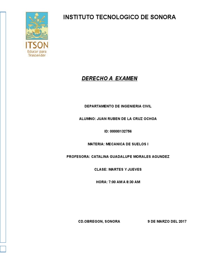Formato Portada Itson | PDF