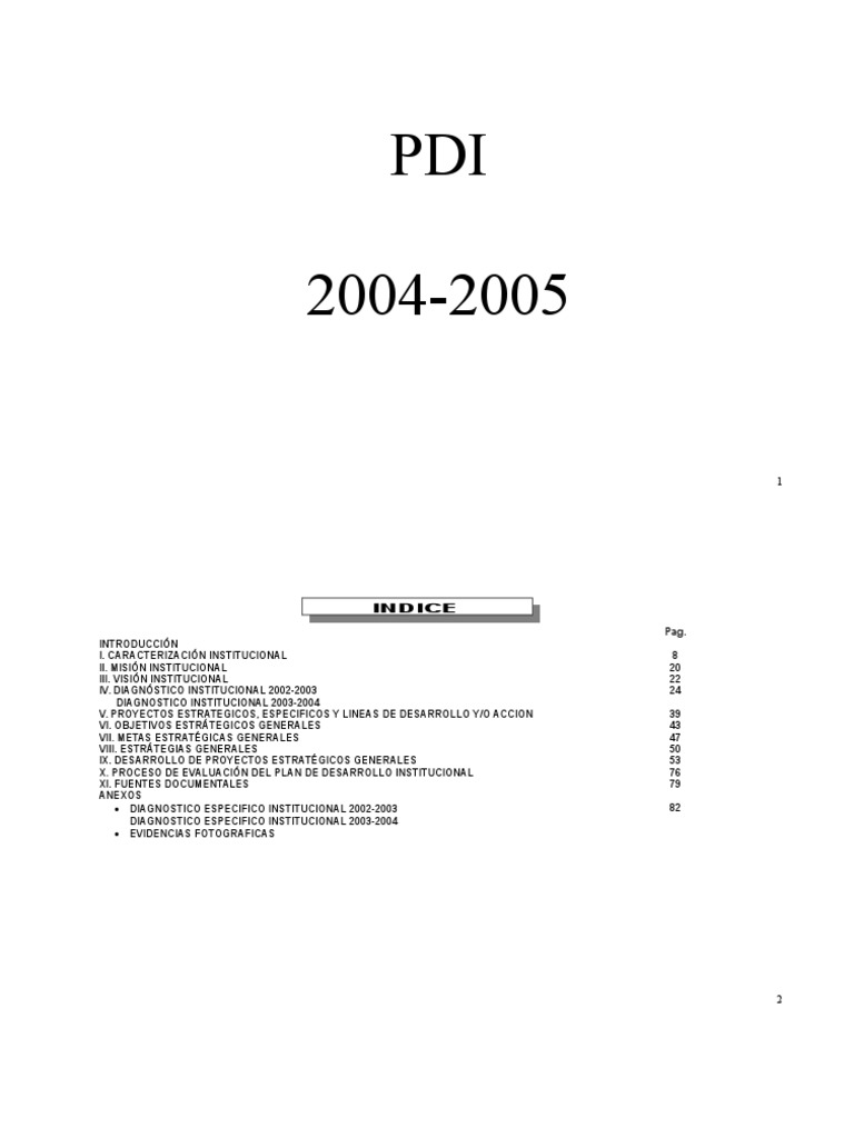 Pdi | PDF | Plan de estudios | Educación primaria
