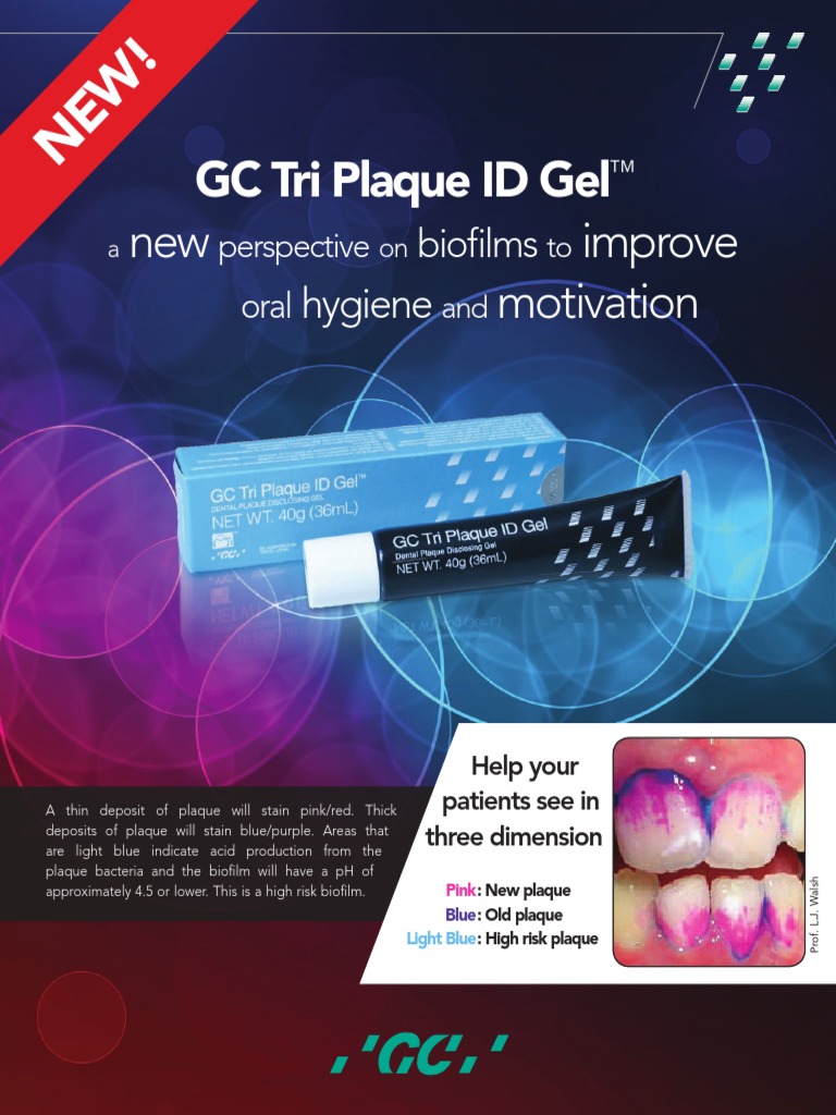 GC TriPlaque ID Gel SellSheet | Dentistry | Digestive Diseases