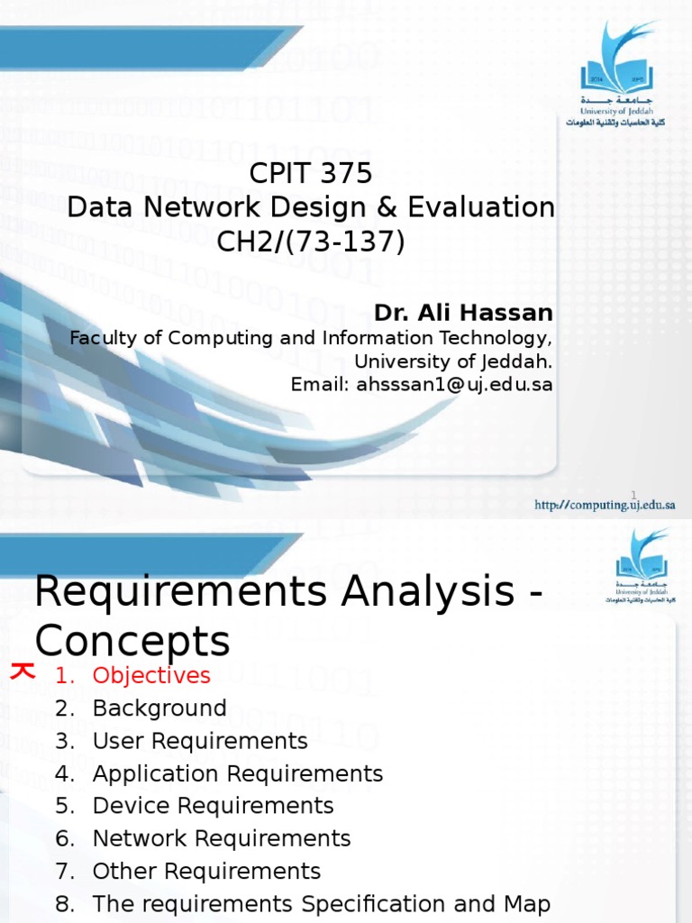 Understanding Network Requirements Through Analysis of User ...