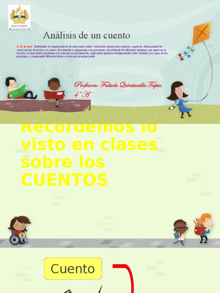 Estrategias para Analizar un Cuento | PDF | Cuentos | Lectura (proceso)