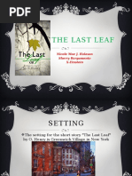 Analysis of O. Henry's The Last Leaf | PDF | Narrative | Plot (Narrative)