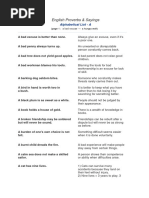 Alphabetical List of Proverbs With An Explanation Where Necessary | PDF ...