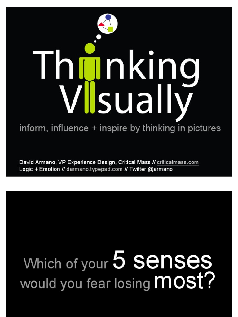 Inform, Influence + Inspire by Thinking in Pictures | PDF