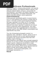 PIL Corenza C | PDF | Aspirin | Nonsteroidal Anti Inflammatory Drug