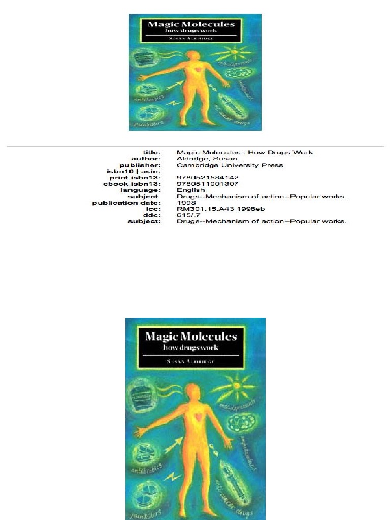 Susan Aldridge Magic Molecules How Drugs Work Cambridge University ...