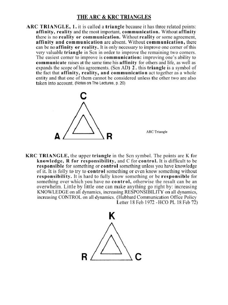 ARC KRC Triangles | PDF