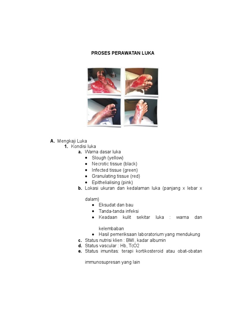 Proses Perawatan Luka | PDF