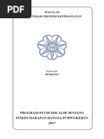 Makalah Keperawatan Sebagai Profesi | PDF | Karier & Perkembangan | Pengembangan Diri
