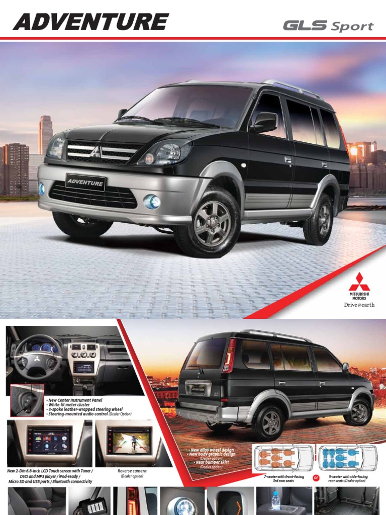 2017 Mitsubishi Adventure GLS Sport Specs | PDF | Steering | Product ...