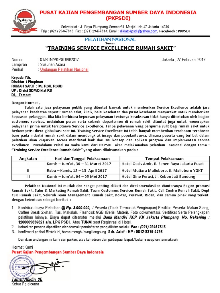 Training Service Excellence Rs | PDF