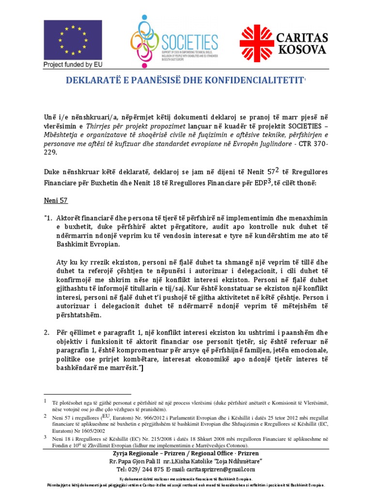 Deklarata e Paanesise PDF | PDF