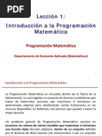 Programación Multiobjetivo | PDF | Programación lineal | La investigación de operaciones