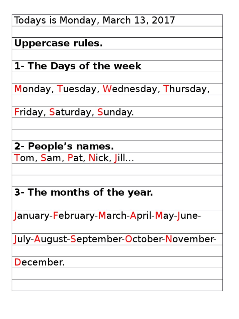 Sample Notebook Page | PDF