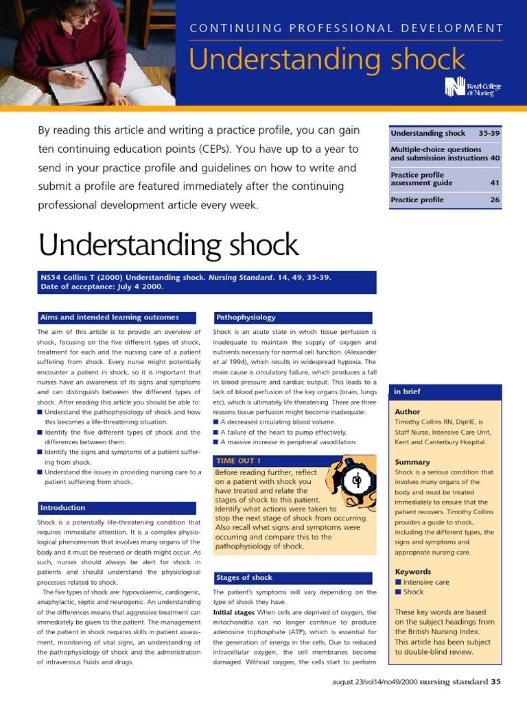 Understanding Shock 2000 | PDF | Shock (Circulatory) | Heart