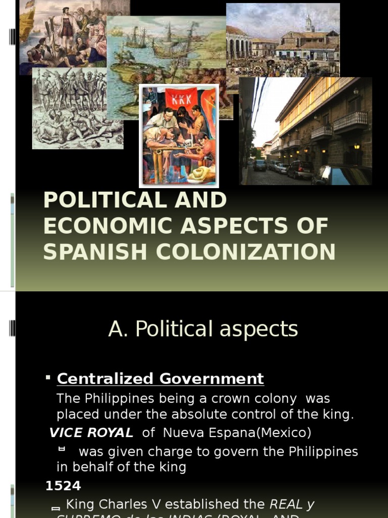 Political and Economic Aspects of Spanish Colonization | PDF | Taxes ...