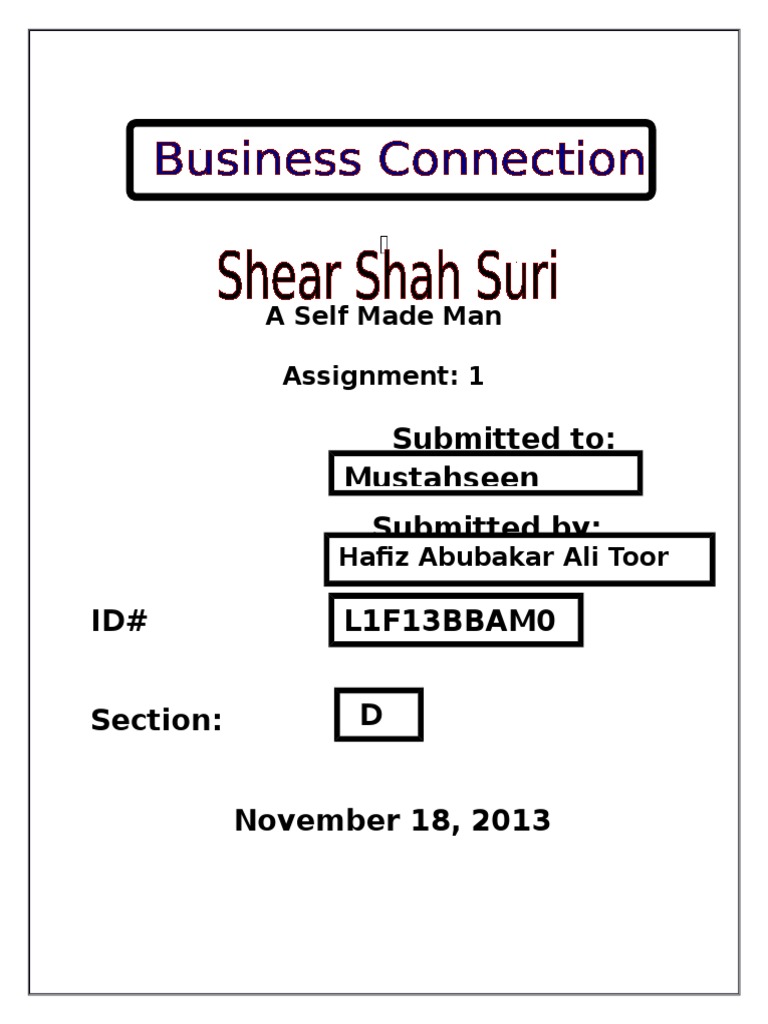 Front Page Assigment | PDF