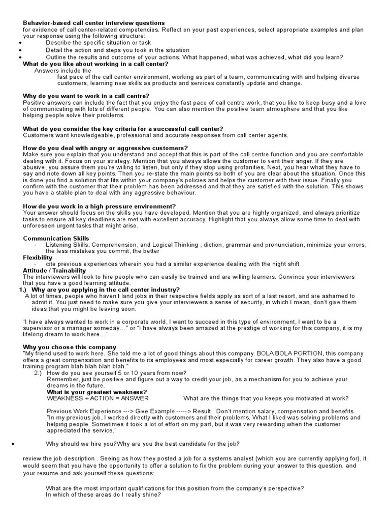 Interview Qanda Pdf Employment Cognitive Science