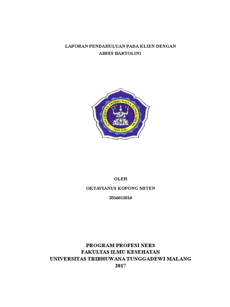 Abses Bartholin: Definisi dan Penanganan | PDF