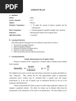 Density Measurement of Irregular Objects | PDF