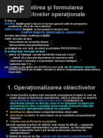 Verbe Operationalizabile Pentru Construirea Obiectivelor Operationale | PDF
