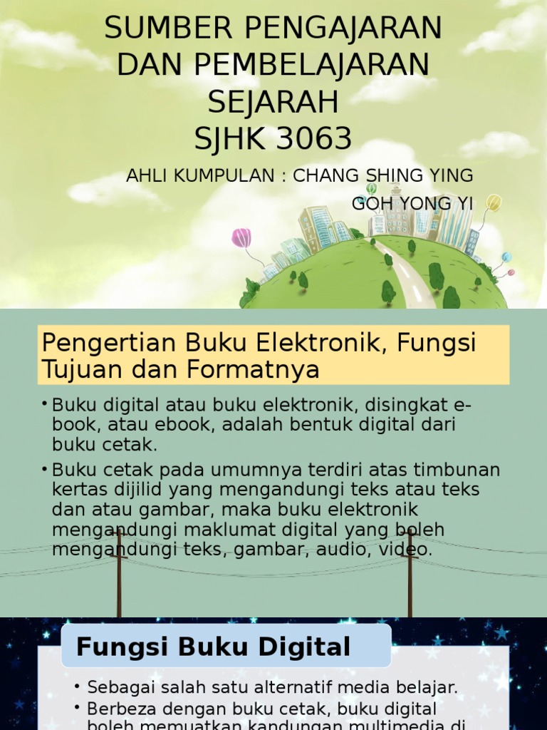 MENERANGKAN FORMAT DAN FUNGSI BUKU DIGITAL | PDF