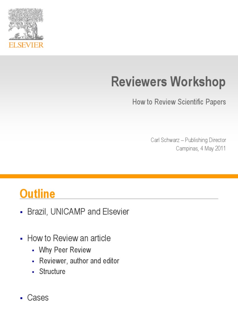 Reviewers Workshop (Elsevier) | PDF | Denaturation (Biochemistry ...