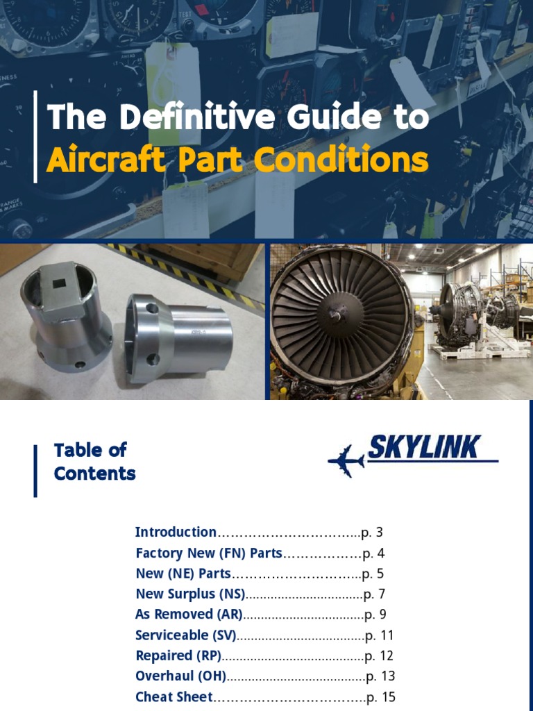 The Definitive Guide To Aircraft Part Conditions | PDF | Business ...