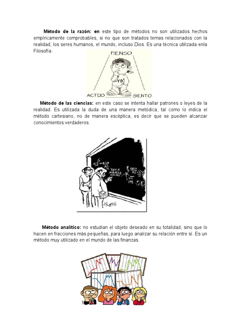 Método de La Razón | Razonamiento inductivo | Método científico
