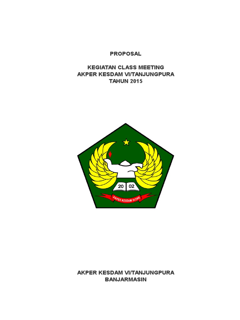 PROPOSAL Kegiatan Class Meeting | PDF