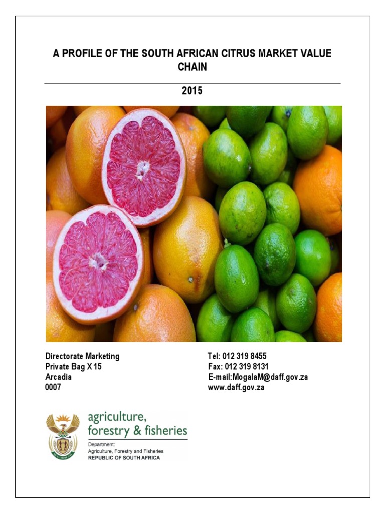 Citrus Market Value Chain 2015 | PDF | Citrus | Orange (Fruit)