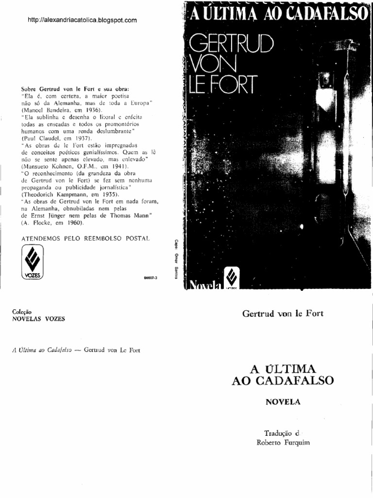 A Última Ao Cadafalso PDF | PDF | Encarnação | Pobreza