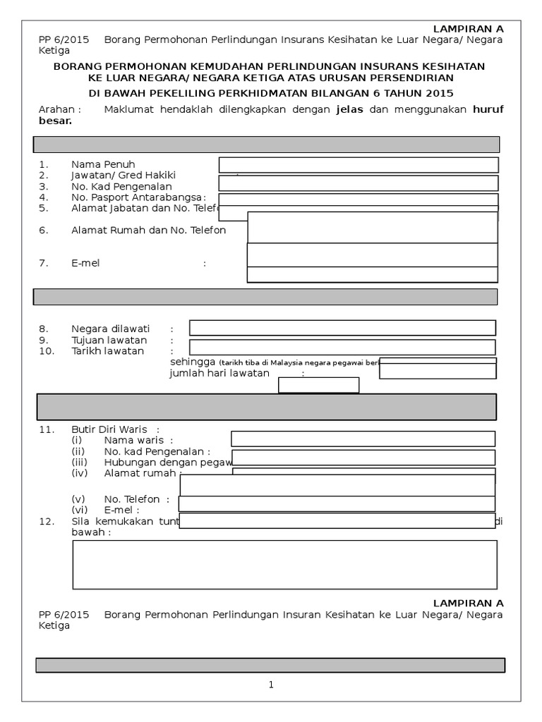 3 Borang Insuran Pdf