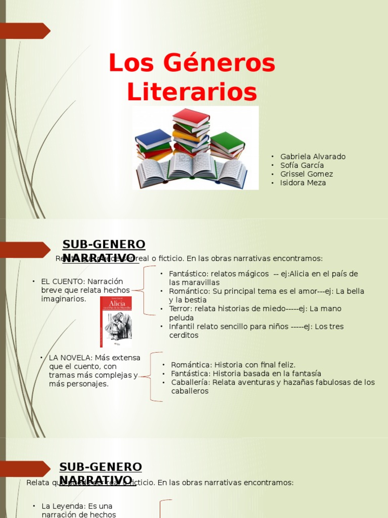 Subgenero Dramatico | PDF | Fantasía | Poesía