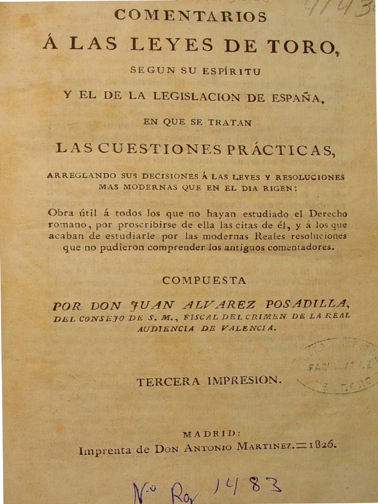 (1807) Código Napoleón. | PDF