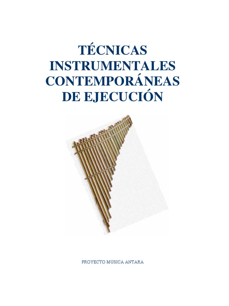 Tipos y técnicas de zampoña | PDF | Sonido | Notación musical