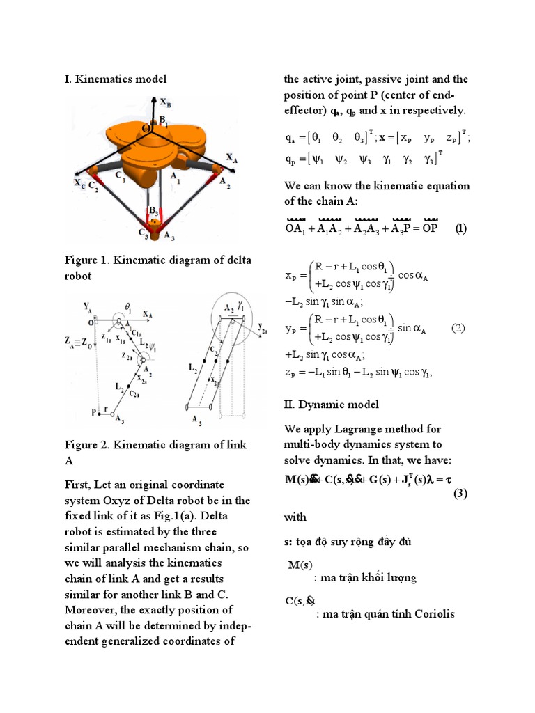 Delta Robot | PDF | Kinematics | Mechanics