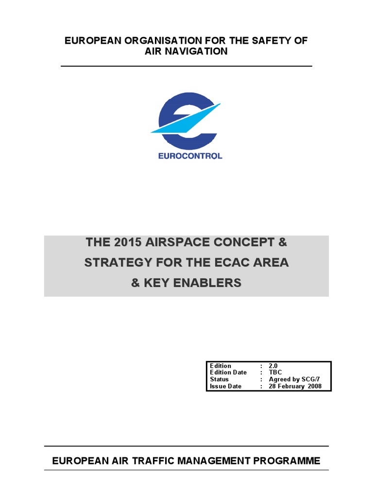 2015 Airspace Concept & Strategy For The Ecac States and Key Enablers ...