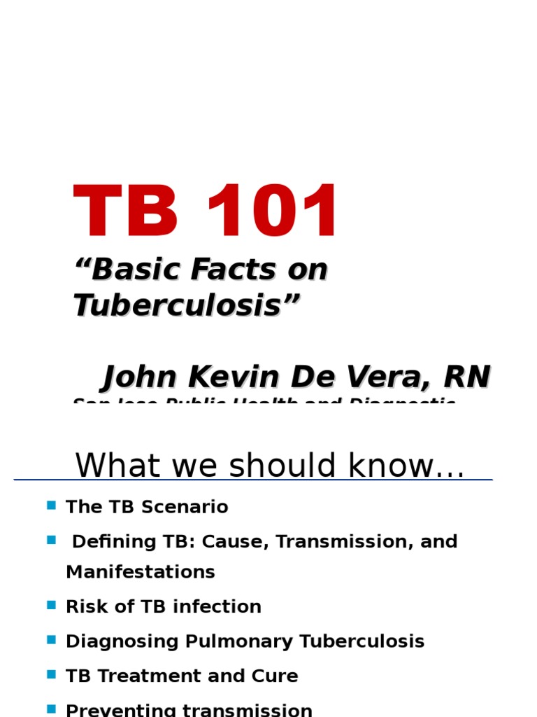 TB ppt | Tuberculosis | Infection