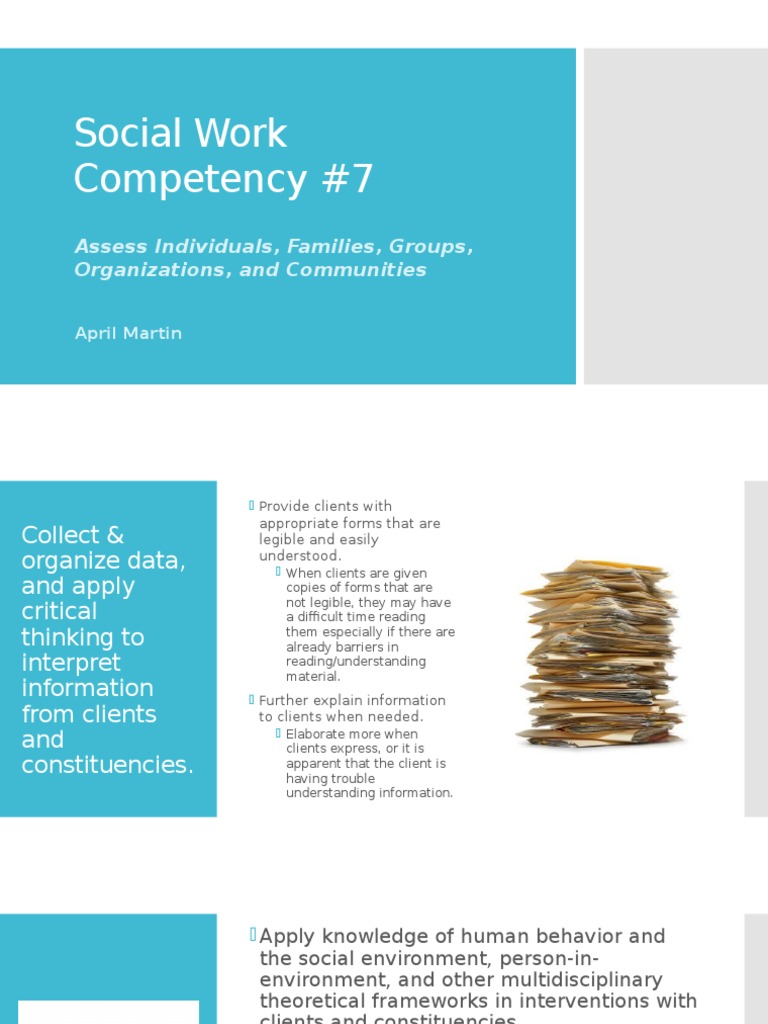 SW Competency 7 | PDF