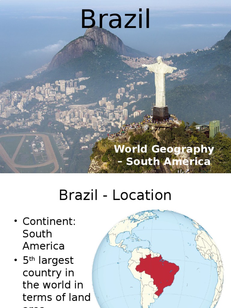 Brazil Geography and History Presentation | PDF | Amazon Rainforest ...