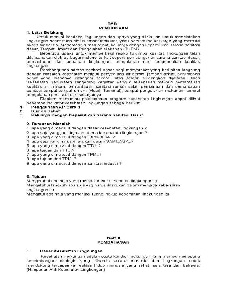 Kerangka Acuan | PDF