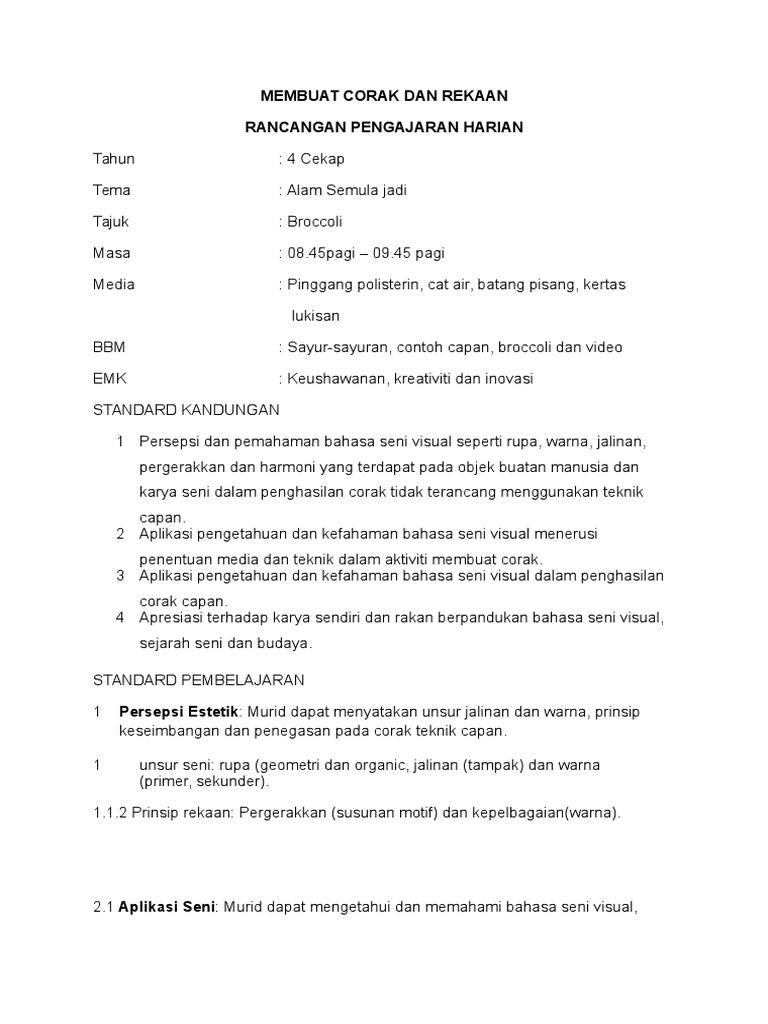 Capan Sayur Sayuran | PDF