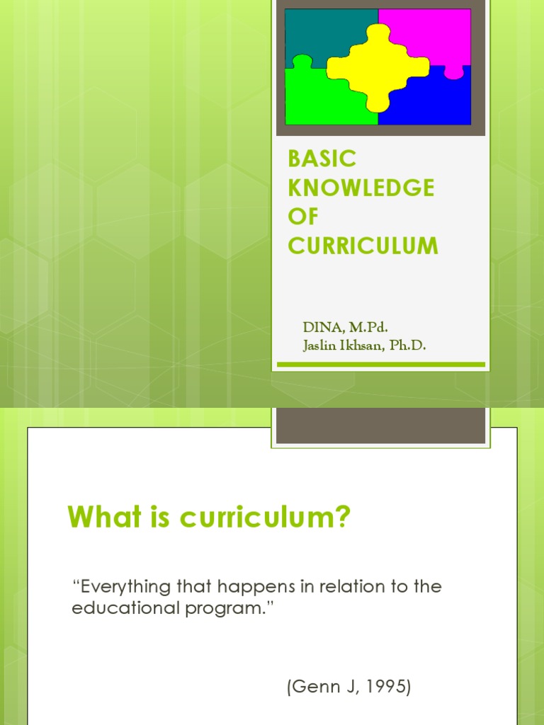 Comprehensive Curriculum Overview | PDF | Curriculum | Educational ...