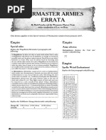 Warmaster Army Selector | PDF | Cannon | Infantry