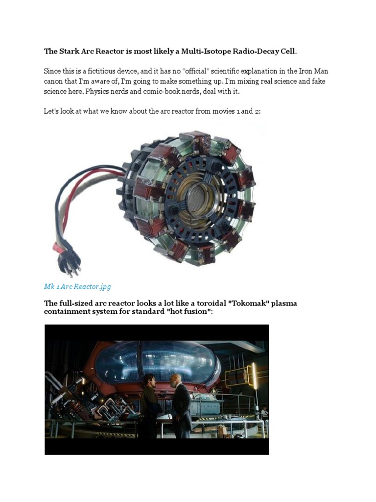 Arc Reactor | Fusion Power | Electron