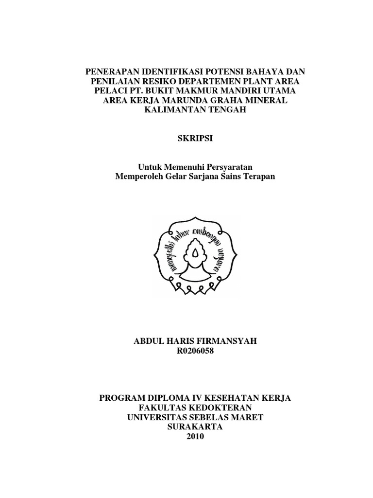 Microsoft Word - Cover - Daftar Lampiran PDF | PDF